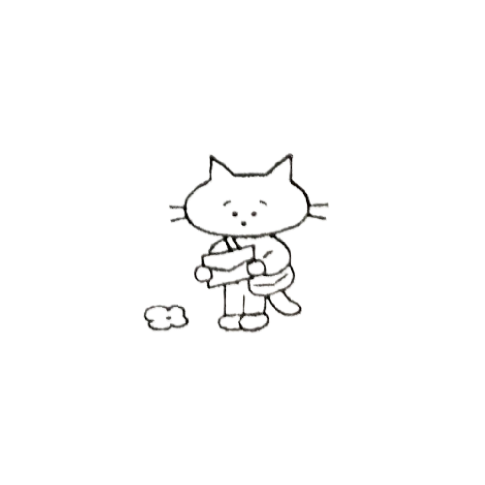 [미니모니] 편지 배달부 우드 스탬프 : paperuler