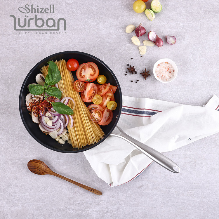 [Shizell] 쉬젤 러반 스테인레스 코팅IH 후라이팬 28cm : 트라이스