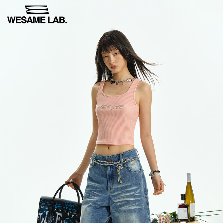 WESAME LAB Lace Splicing Hot Staple Sleeveless : 유스키트 YOUTHKIT