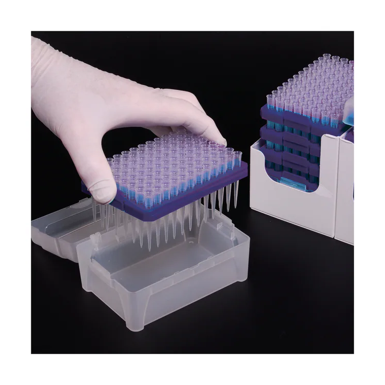 Tip Refill System, 200uL, Graduated, Refill Rack, Clear,Non-Sterile, 96 ...