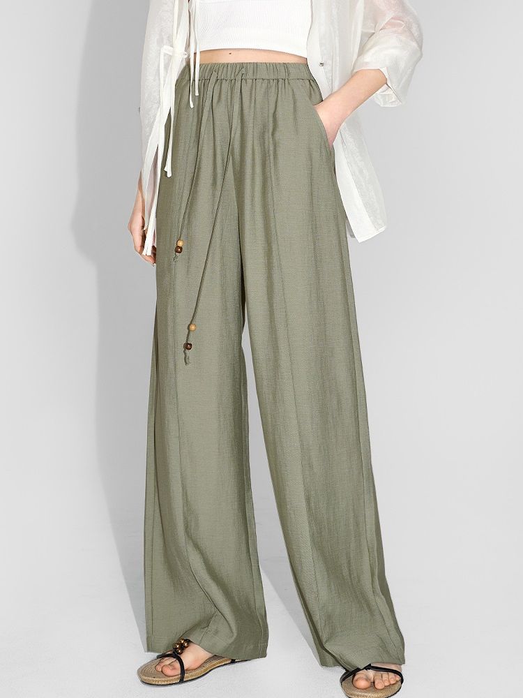 Biselena Air Drape Wide Leg Pants : 엘레니크(Elenique)