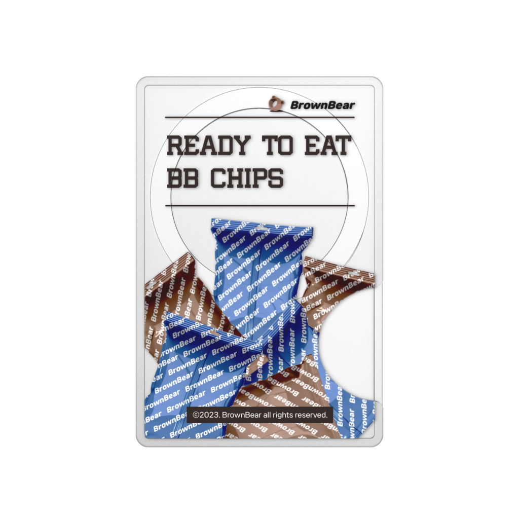 BB CHIPS [맥세이프 카드 지갑] : 브라운베어 [BrownBear]