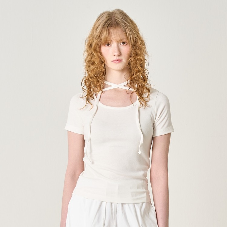 Ribbon String Ts_White : ellioti