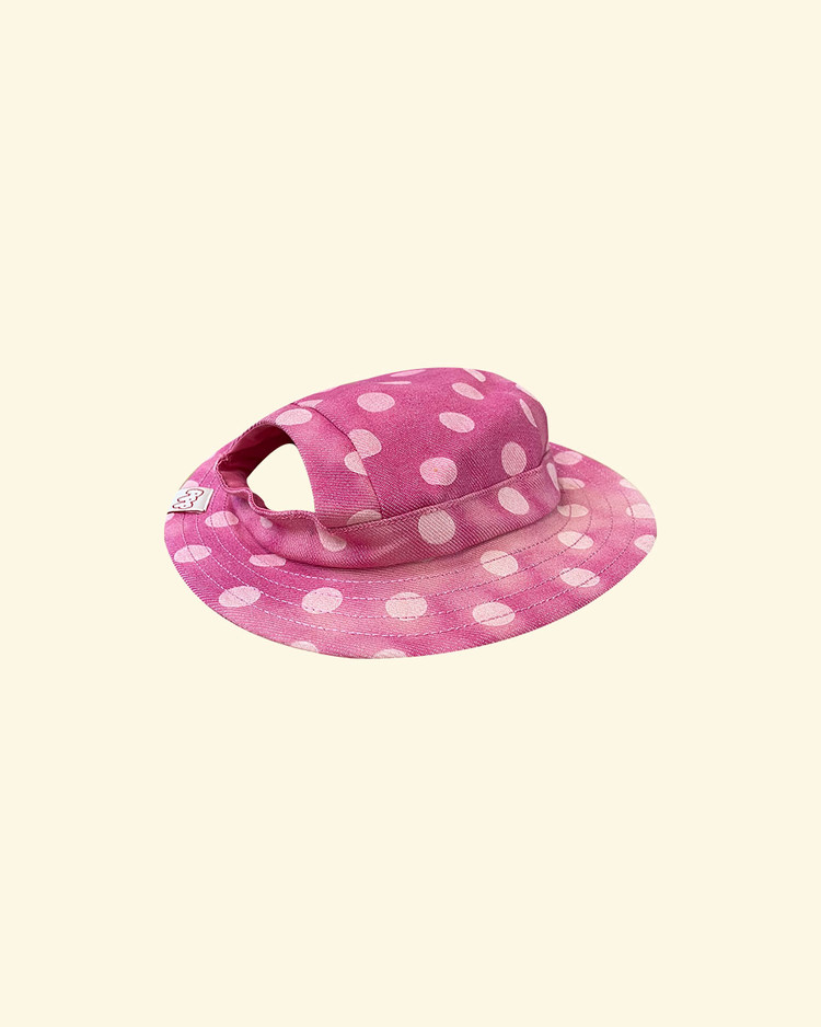 DOT BUCKET HAT (PINK) : PUT ON PP