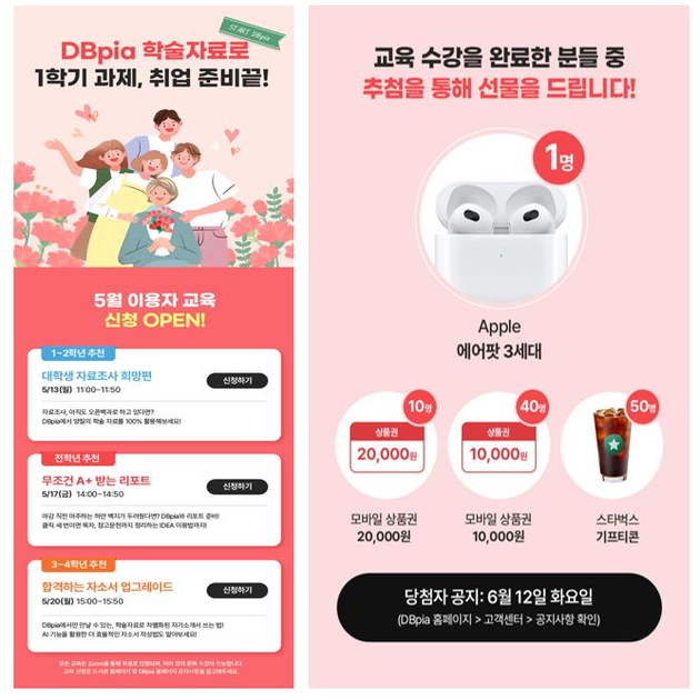 중앙도서관 2024학년도 5월 구독 Db 교육 안내 Dbpia Kiss 홍익대학교 도시공학과