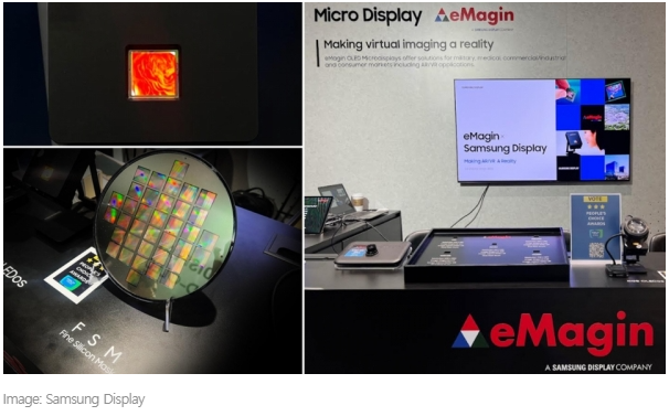 Samsung Displays reveals fine mask for RGB OLEDoS production at SID ...