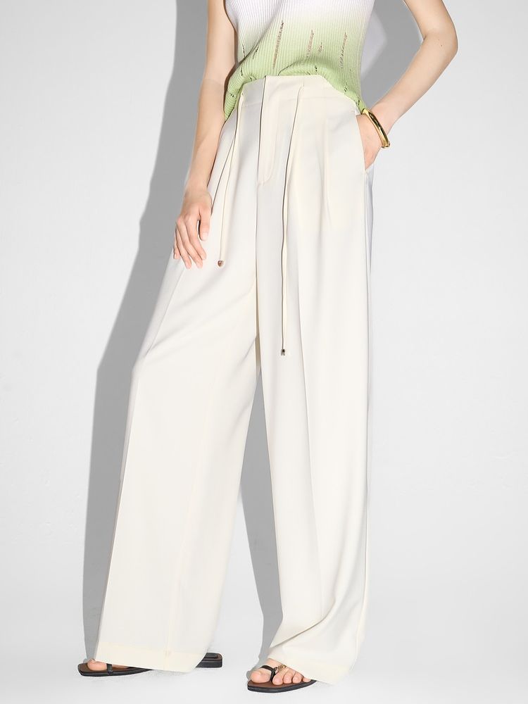 Biselena Temperament Casual Straight Pants : 엘레니크(Elenique)