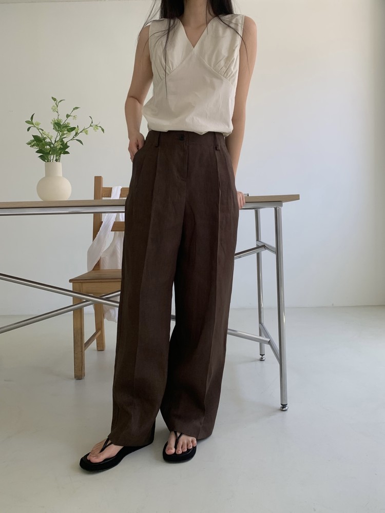 Mood linen slacks (2c) : randonnee