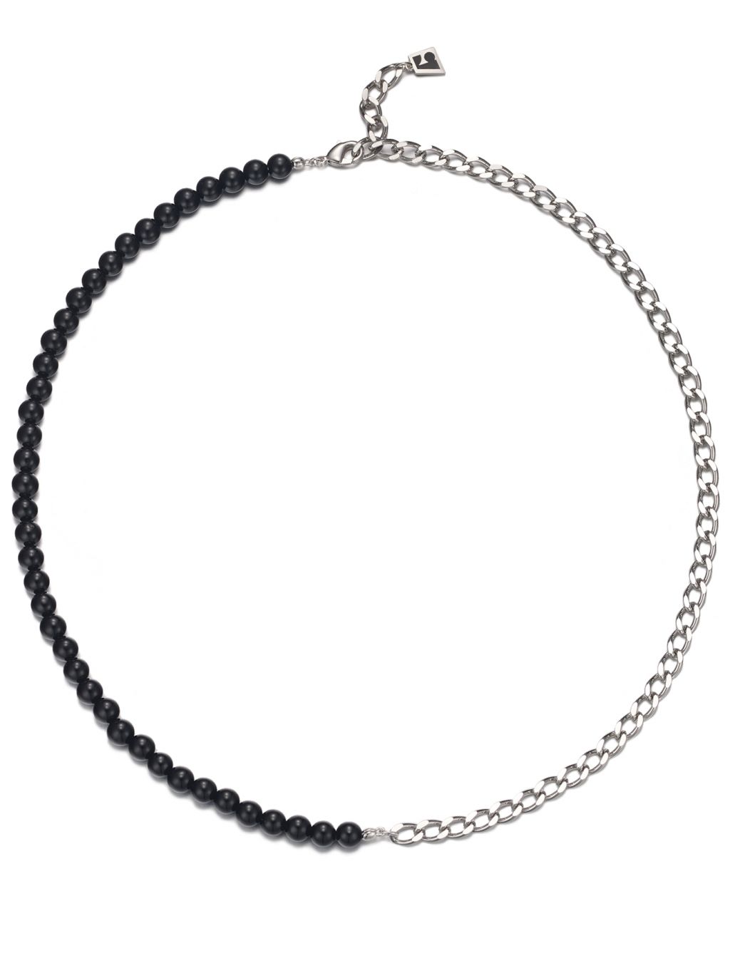 Essential Onyx Ball & Chain Necklace - White : ONRID PROJECT 온리드 프로젝트