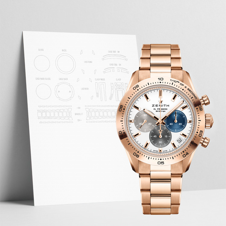 WATCHSHELL ZENITH CHRONOMASTER 18.3101.3600/69.M3100 41MM PROTECTION ...