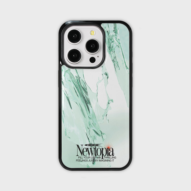 NEWTOPIA Splash Mint Phone Case (Epoxy) : 메모리즈바운더리