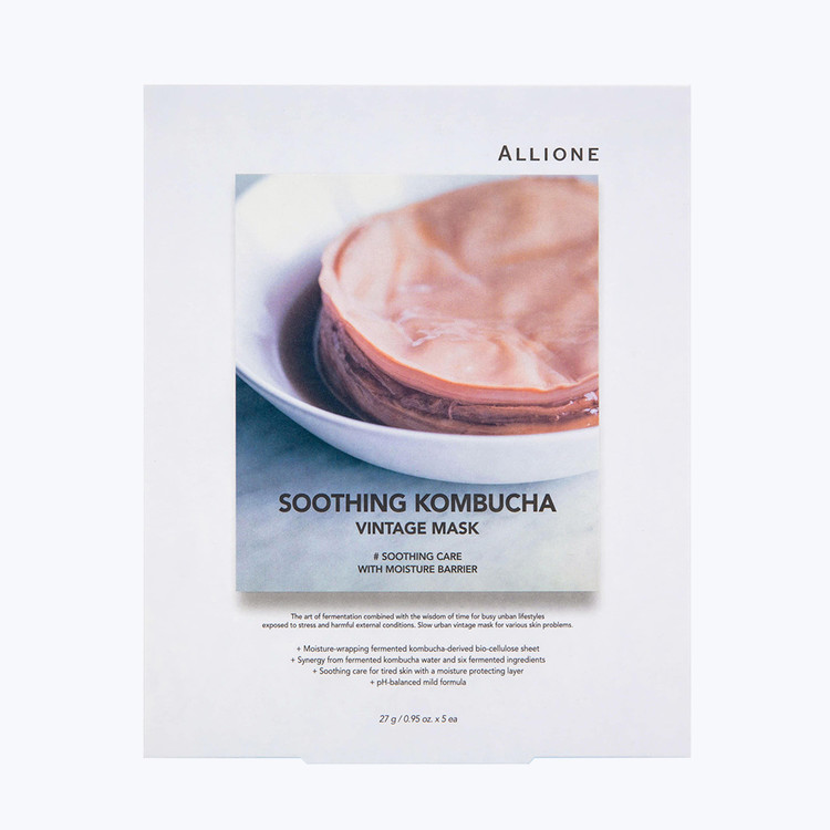Allione Soothing Kombucha Mask Pack 5 sheets : DM Diplomat Duty Free