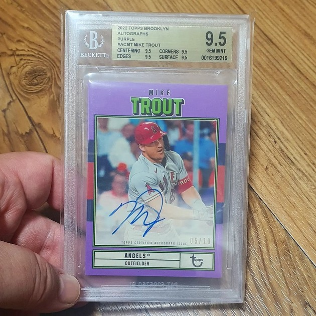2022 topps brooklyn MIKE TROUT : HOBBY KOREA FORUM