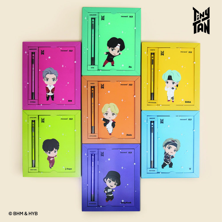 TinyTAN 153 ID Note Set : Sangsang's Mall (BTS Character Goods,K-POP Goods,K-Goods)