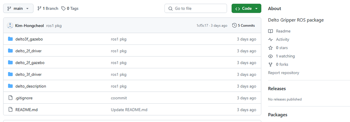 [DELTO] ROS package : TESOLLO INC. - Robot Gripper & Robot Automation ...