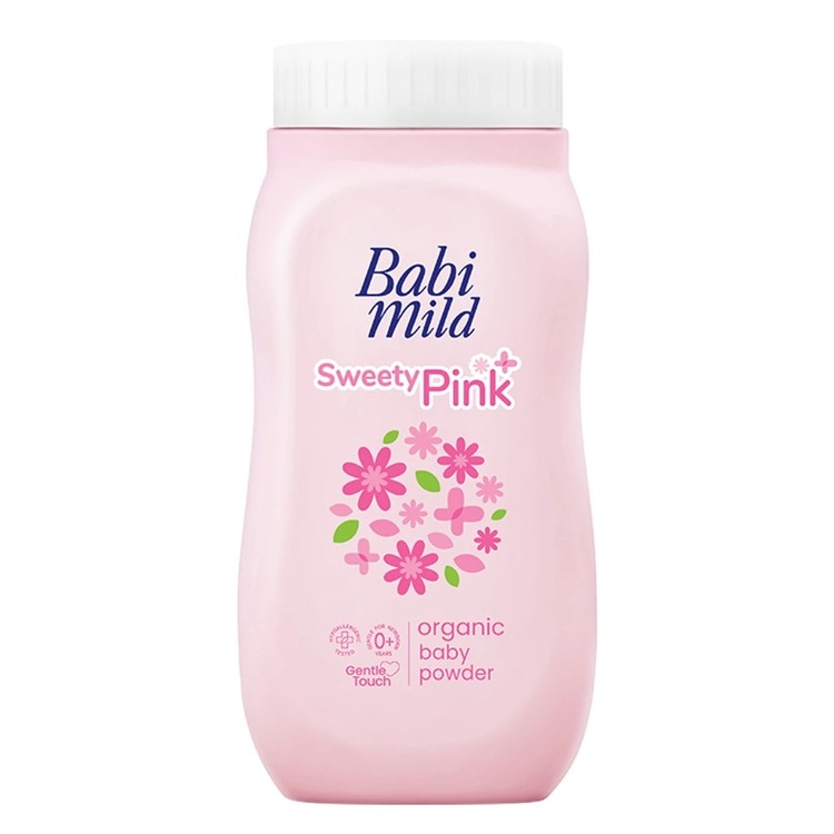 Babi mild/เบบี้มายด์ แป้งเด็ก สูตรสวีทตี้พิงค์ 45 ก. : นิโกะ นิโกะ ...