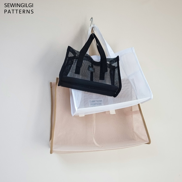 Mesh Beach Bag Pattern : SEWINGILGI PATTERNS