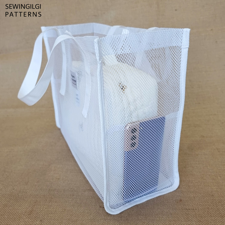 Mesh Beach Bag Pattern : SEWINGILGI PATTERNS