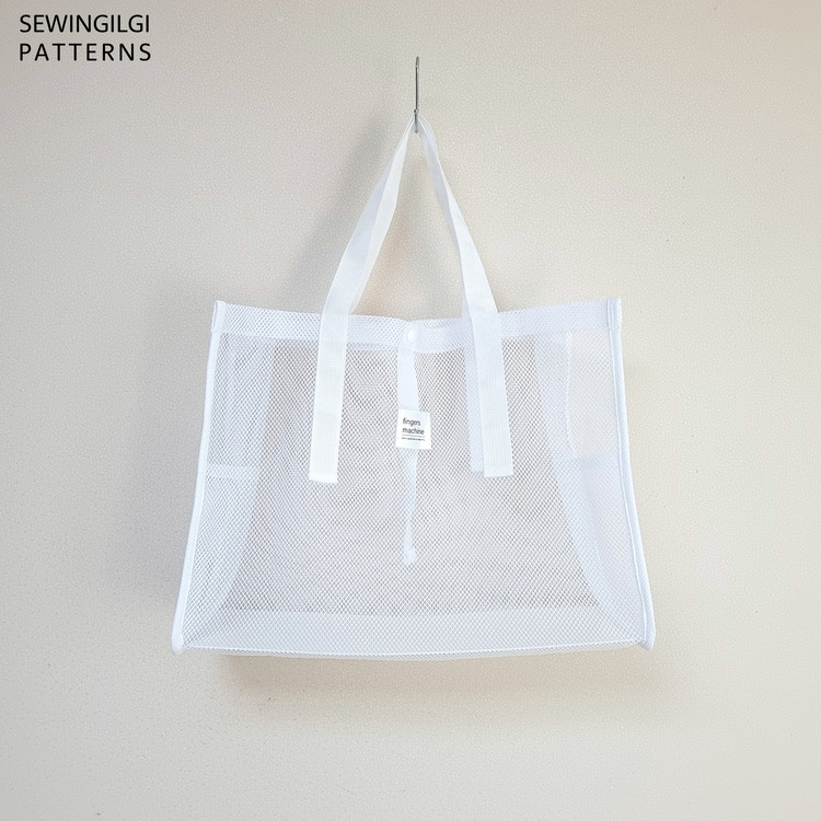 Mesh Beach Bag Pattern : SEWINGILGI PATTERNS