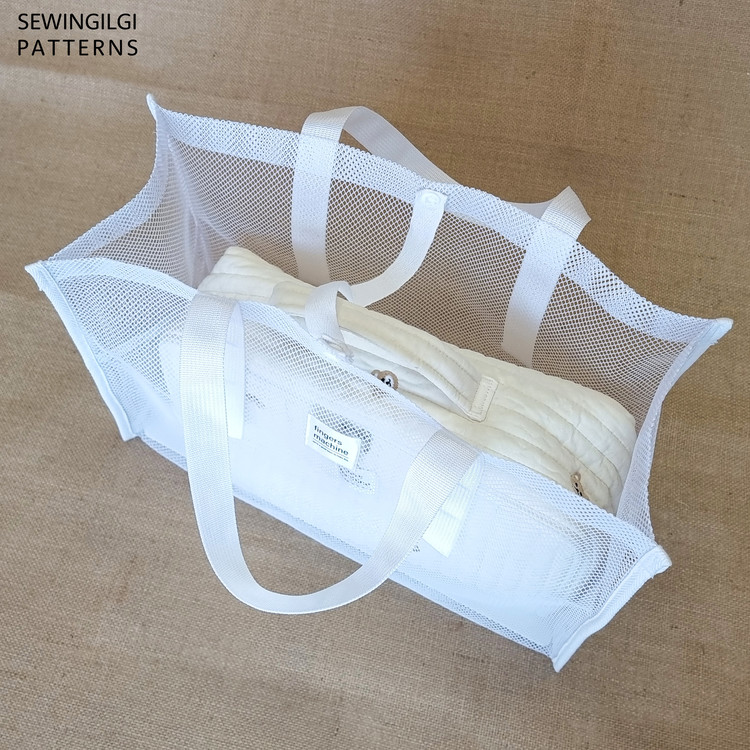 Mesh Beach Bag Pattern : SEWINGILGI PATTERNS