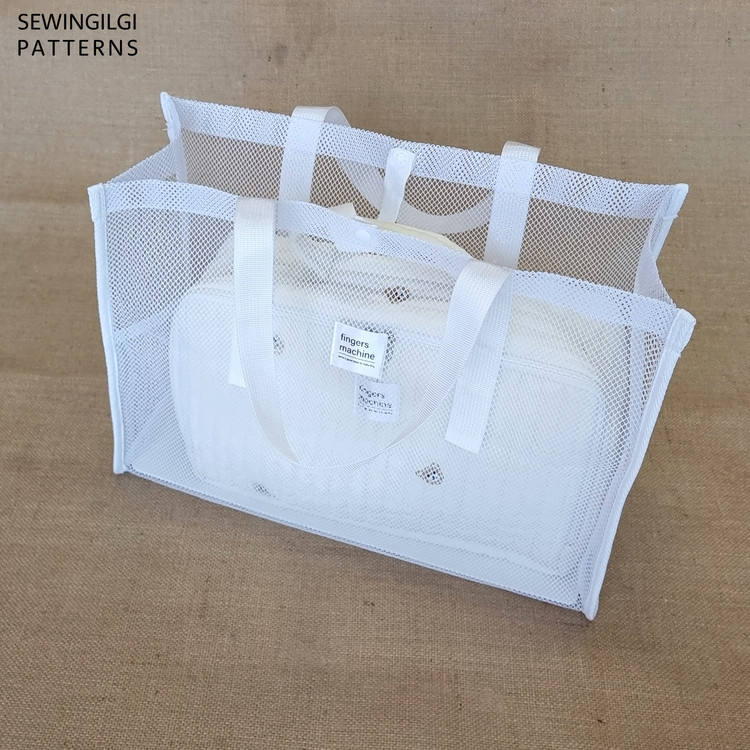 Mesh Beach Bag Pattern : SEWINGILGI PATTERNS