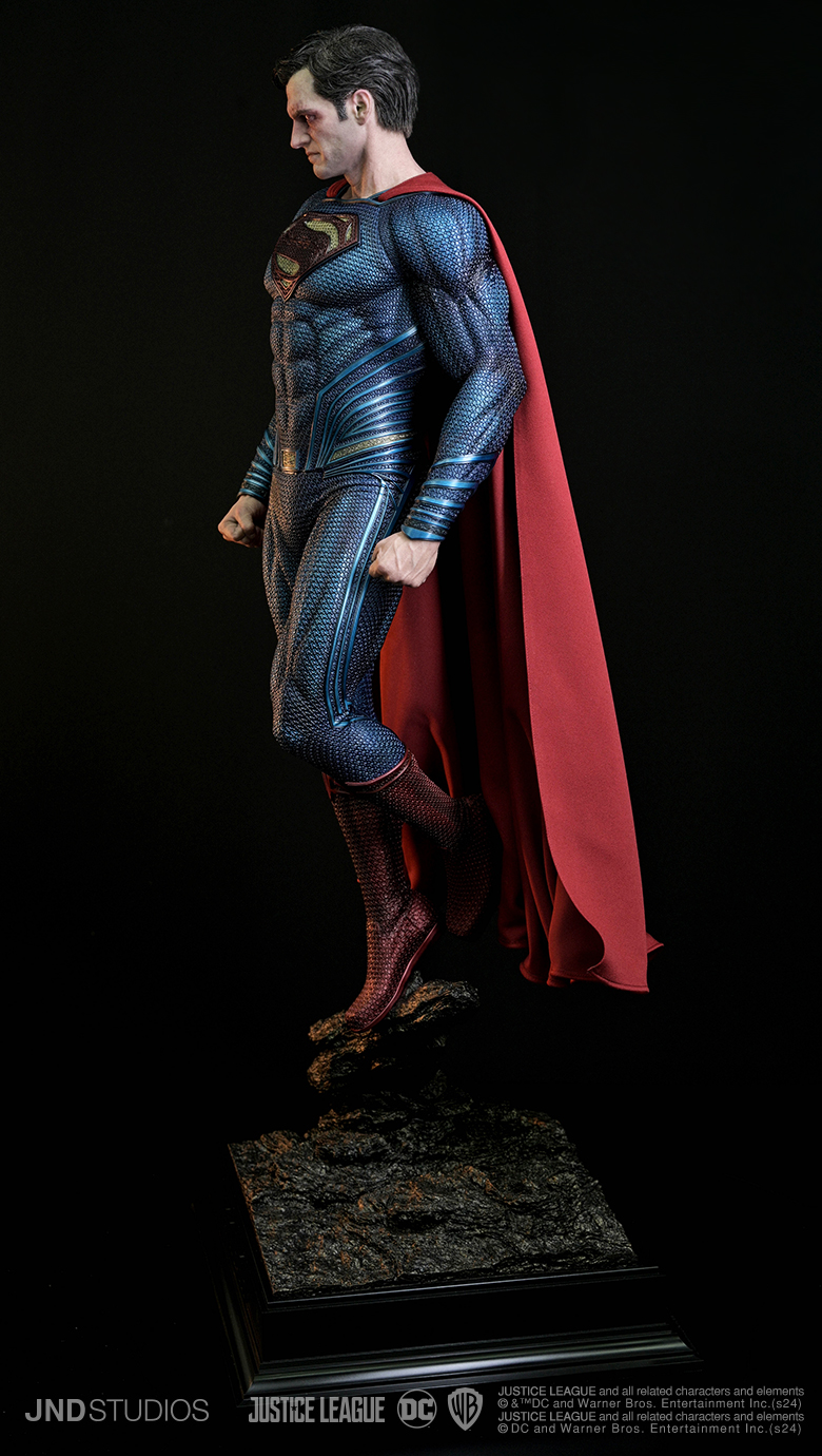 [Last Chance] 1:3 Scale Justice League Superman Blue + Black bust : JND STUDIOS