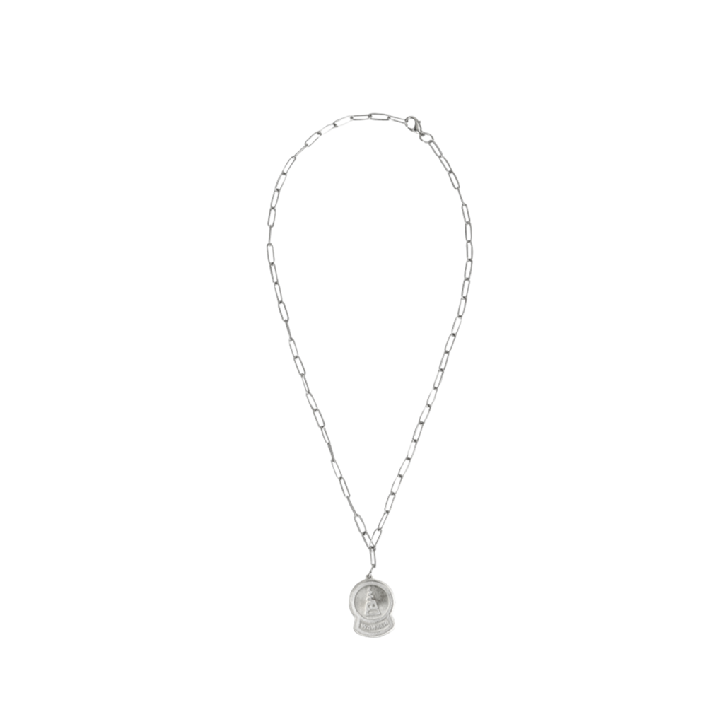 (Sold out) SNOWBALL CHAIN NECKLACE : wanker