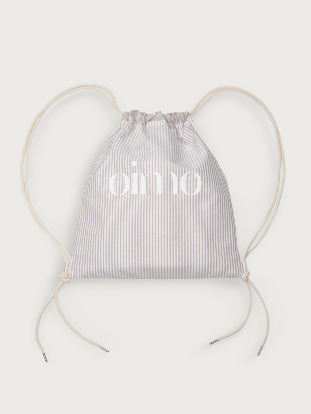 Reversible Oxford Gym Sack - Beige : oimo 오이모
