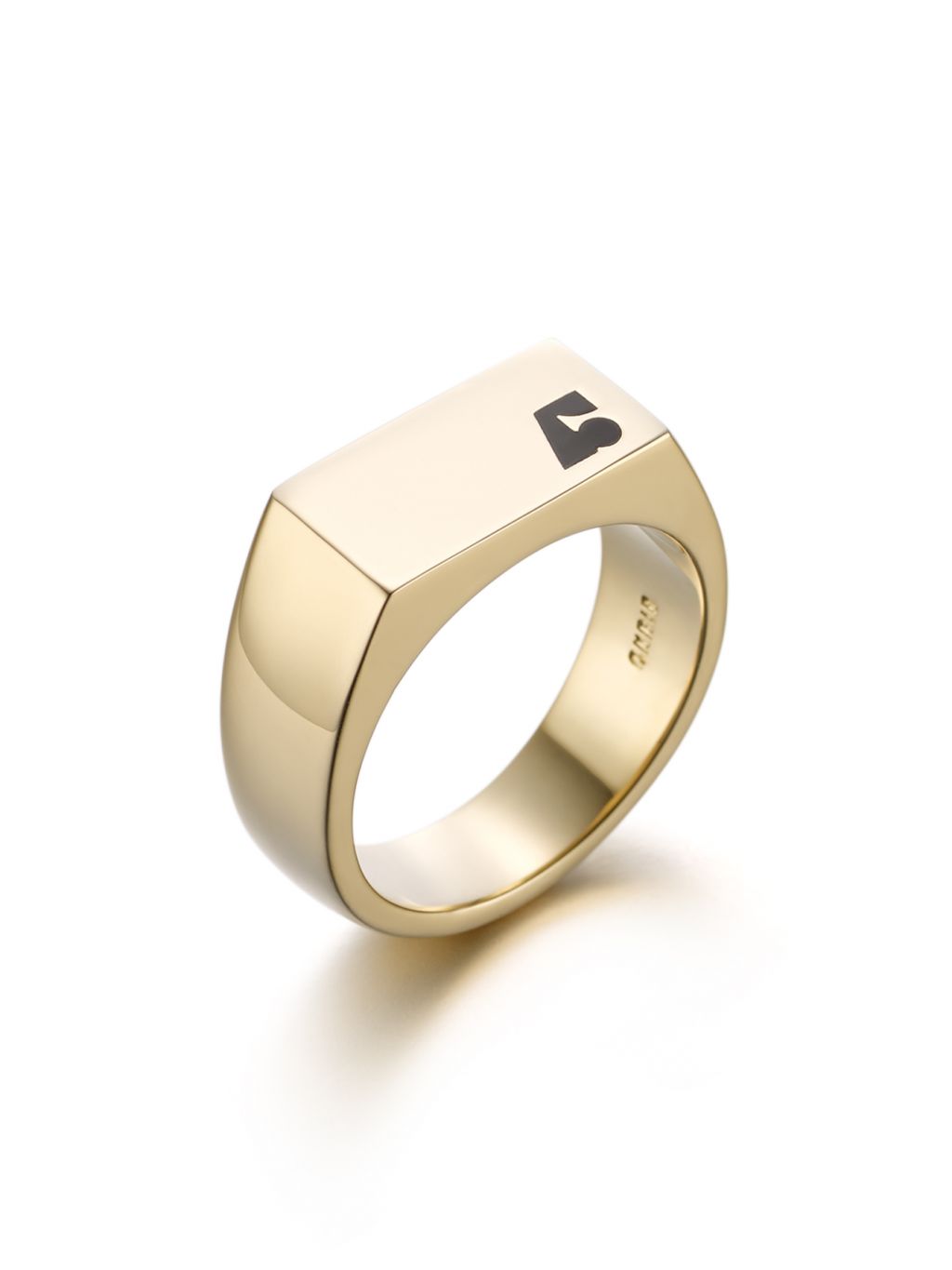 Essential Symbol Signet Ring - Yellow : ONRID PROJECT