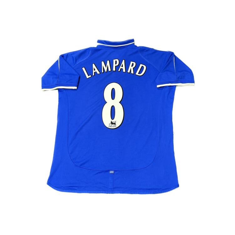 2001-2003 Chelsea Home #8 Lampard Shirt - L : 433 SEOUL