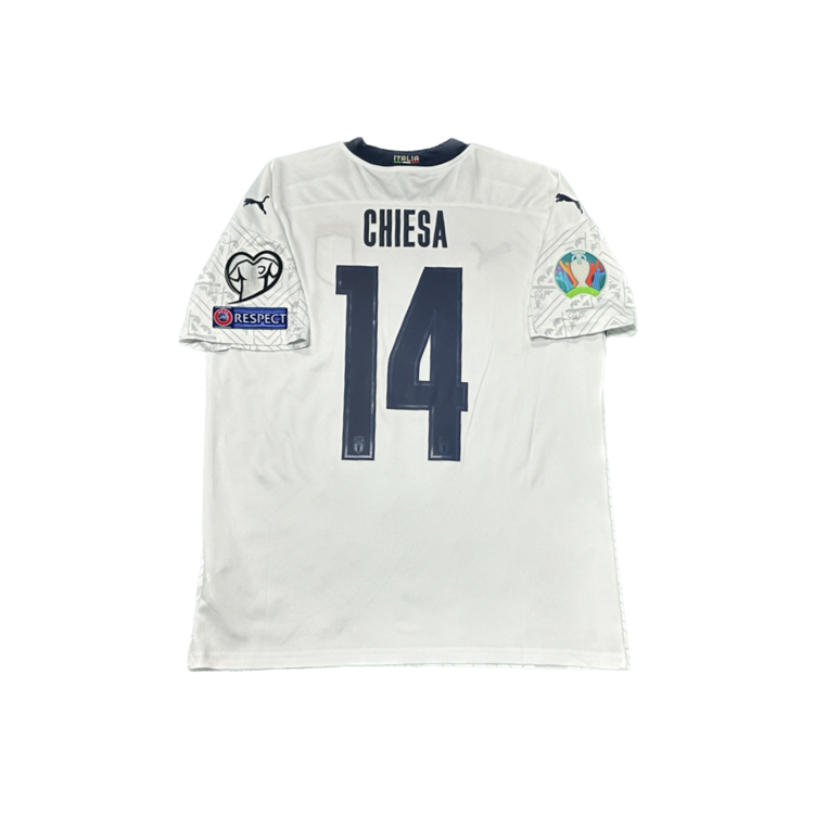 2020-2022 Italy Away #14 Chiesa Shirt - L : 433 SEOUL