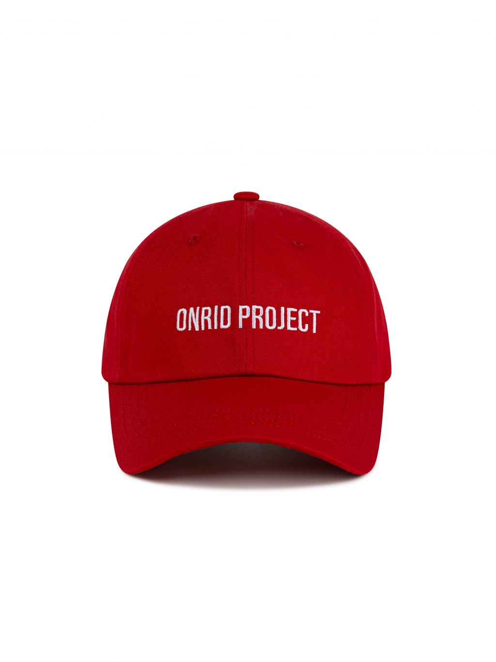Essential Logo Ball Cap - Red : ONRID PROJECT 온리드 프로젝트