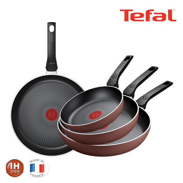[Tefal] 테팔 팬&냄비 PTFE IH 뉴 셰프터치 프라이팬 4종세트 (20, 24, 28, 30cm) : 코웨이 공식렌탈샵 노블 사은품 리스트