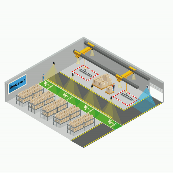 지니고 안전시스템 보행자 라이트 I Operator Safety System