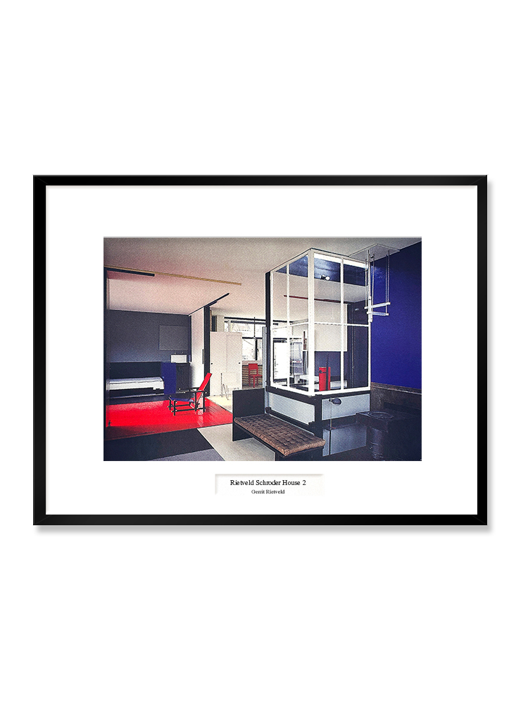 게리트 리트벨트 Gerrit Rietveld - Rietveld Schroder House 2 (액자 포함) : JARI ...