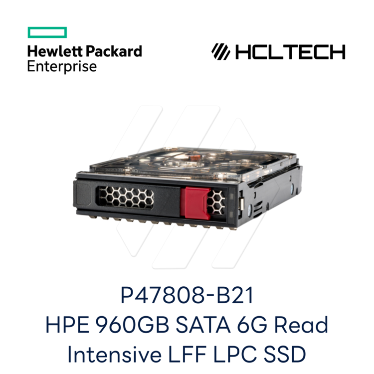 P47808-B21 HPE 960GB SATA 6G Read Intensive LFF LPC SSD : 에이치씨엘테크