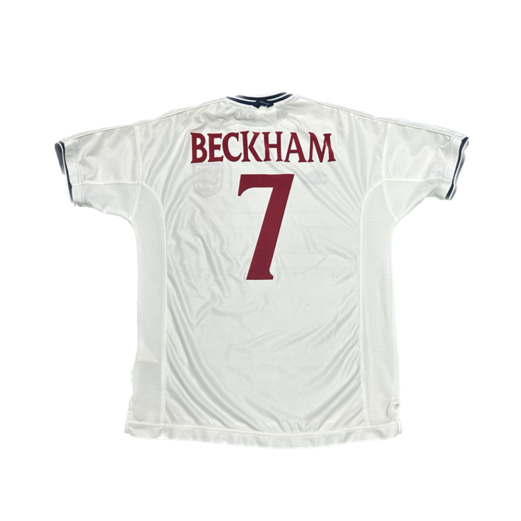 1999-2001 England Home #7 Beckham Shirt - XL : 433seoul