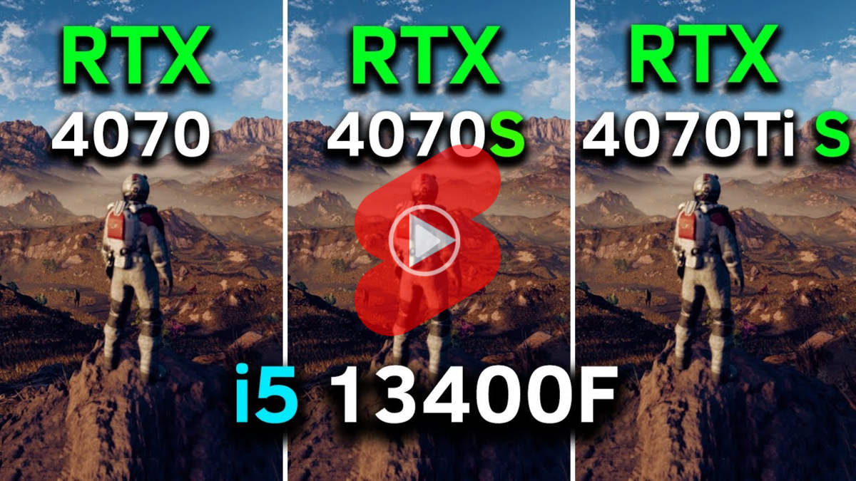 13400F CPU에서 그래픽 카드 RTX 4070, RTX 4070 SUPER, RTX 4070 Ti Super의 게임 성능 차이 (Feat. DDR4, QHD 해상도 ...