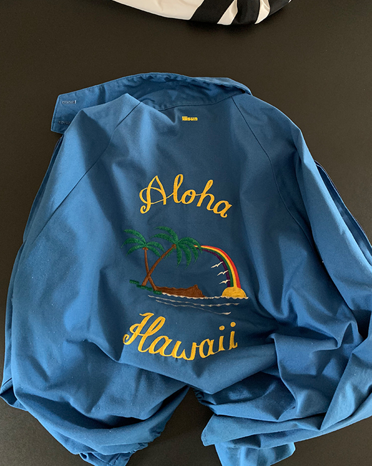70's Vintage Hawaii Jacket by ‘Melbourne Flower Gaarden Show’ : lilisun