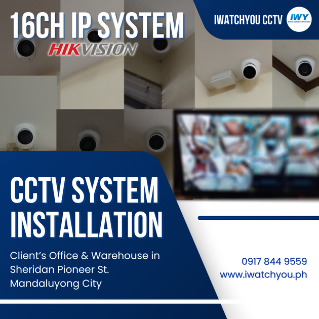 Installation of UNV NVR with HIKVISION 16Ch IPC System Package - Onstage Technical System Inc ...