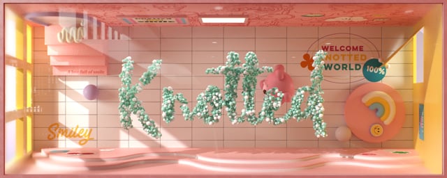 Knotted World - Mixed Cream : mg25