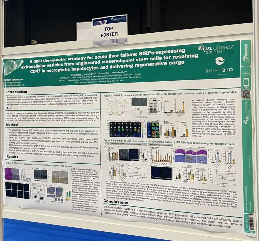 SHIFTBIO INC. was honored as the Top Poster at the 'EASL Congress 2024 ...