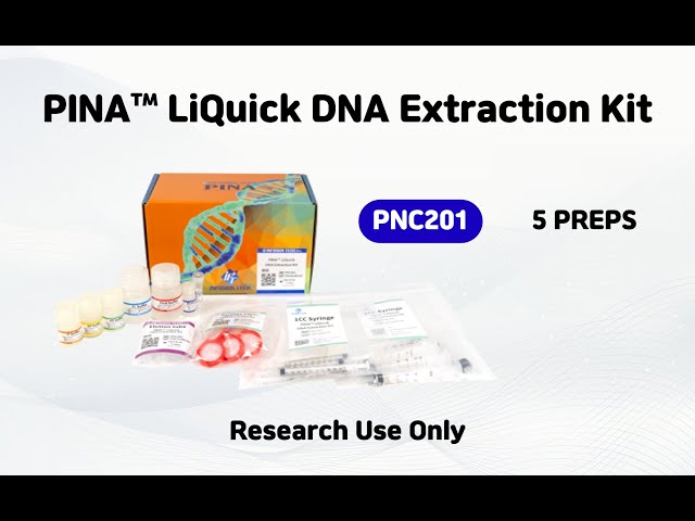[PNC201] PINA™ LiQuick DNA Extraction Kit Manual VOD : User manual videos