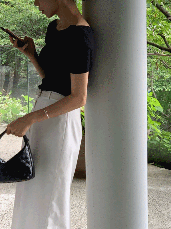 베리 입술 넥 오프숄더 NT : 클마로: klmaroe