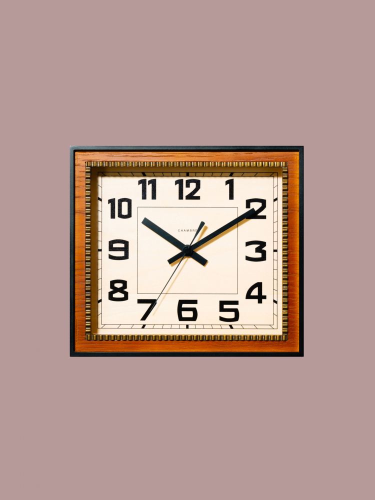 Brass Rectangle Clock : moromoro (모로모로 오브제)
