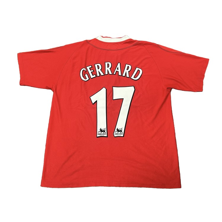 2002-2004 Liverpool Home #17 Gerrard Shirt - L : 433 SEOUL