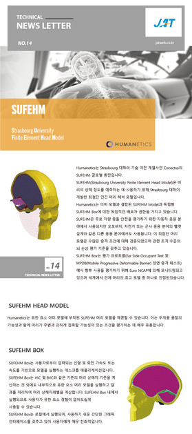 NEWS NO.14 Humanetics SUFEHM, Strasbourg University Finite Element Head Model : jat