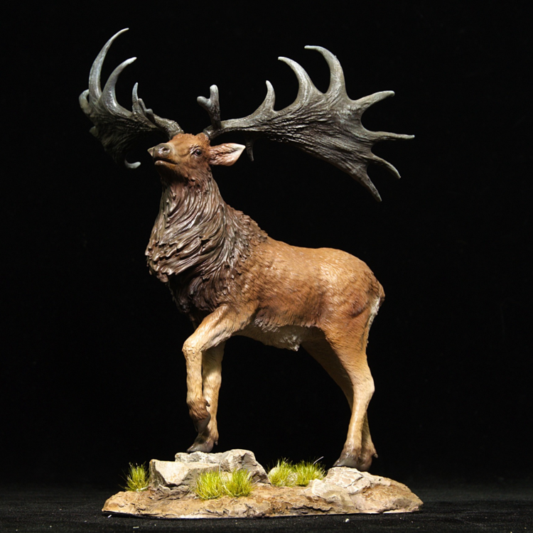 (예약 상품) DeClay스튜디오 1:20 비율 큰뿔사슴 미도색킷 또는 도색완성품 : 고현생