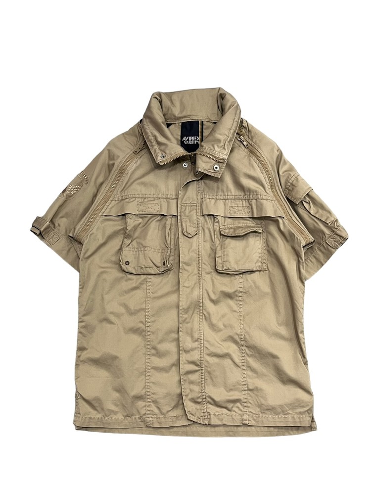 AVIREX VARSITY transform short sleeve jacket : RAG STORE