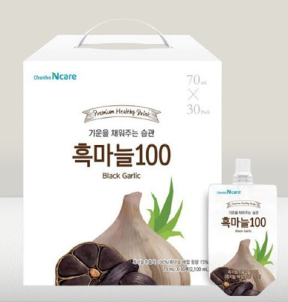 상품코드 : H379 [천호엔케어] 흑마늘100 70mL x 30개입 : JYCompany